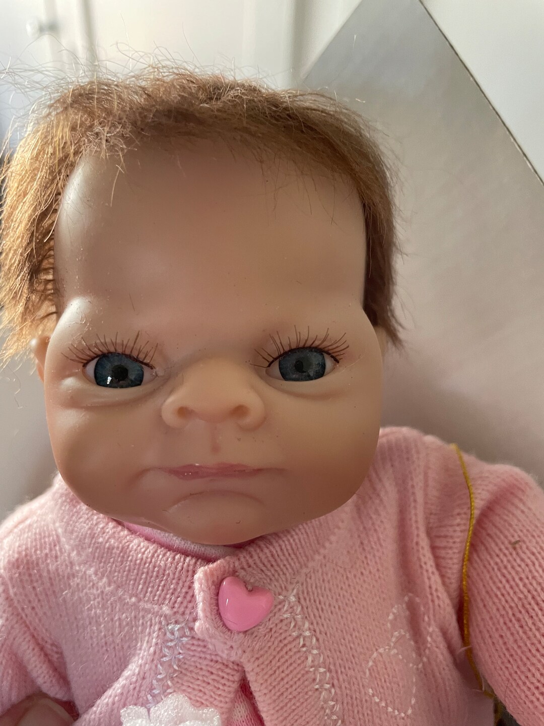 Vintage Ashton Drake Real Touch Baby Doll Angels Danced Emmy Vinyl Doll ...