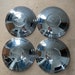 Vintage Chrome Half Moon Car Hubcaps Set of 4 - Etsy