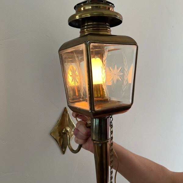 Antique Carriage Lamp - Etsy