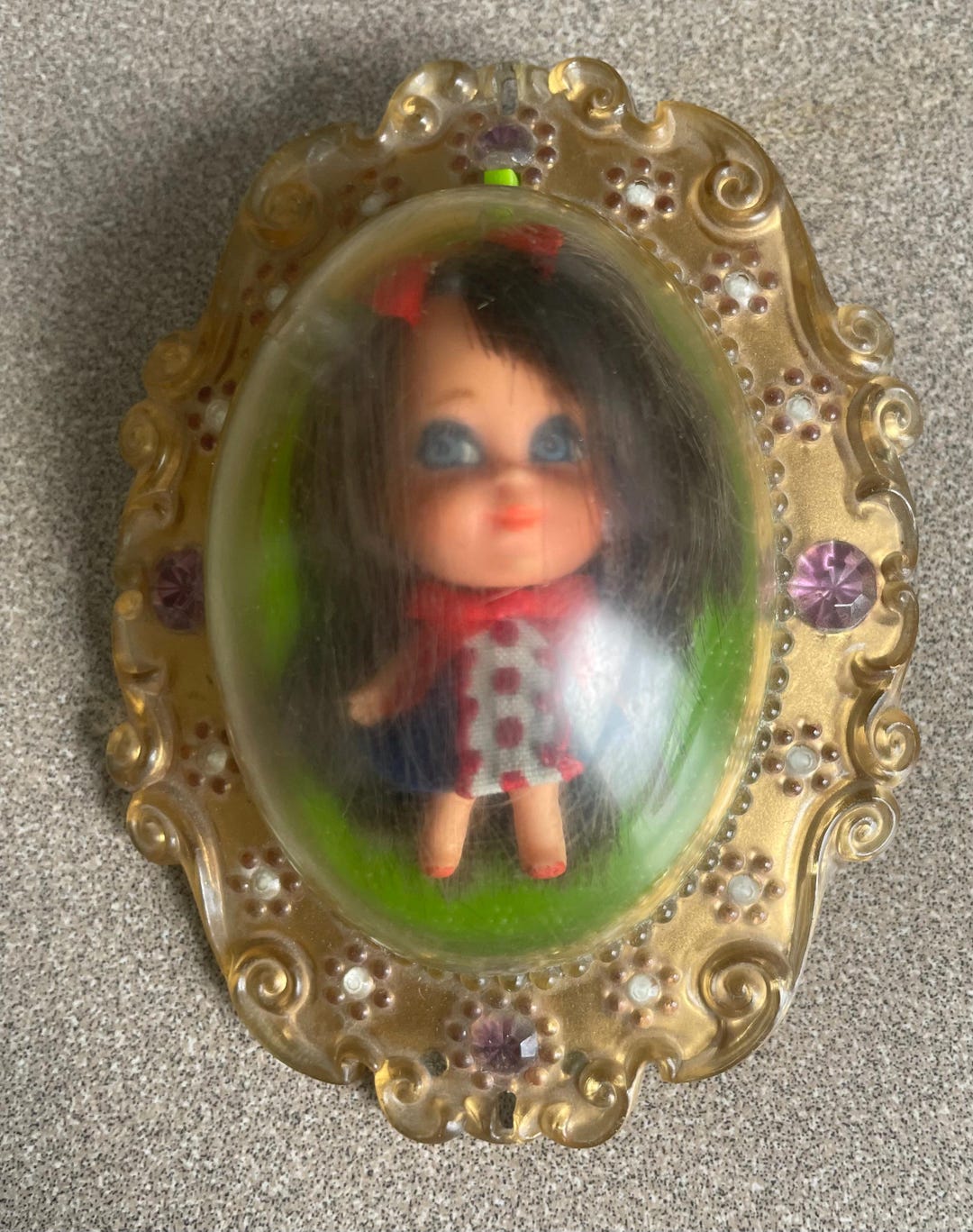 Rare Vintage 1966 Liddle Kiddles Jewelry Liz Lucky Locket Mattel - Etsy