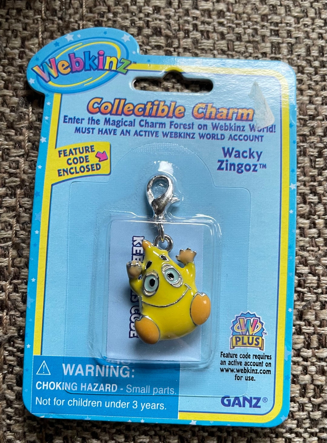 Vintage Ganz Webkinz Collectible Charm wacky Zingoz - Etsy
