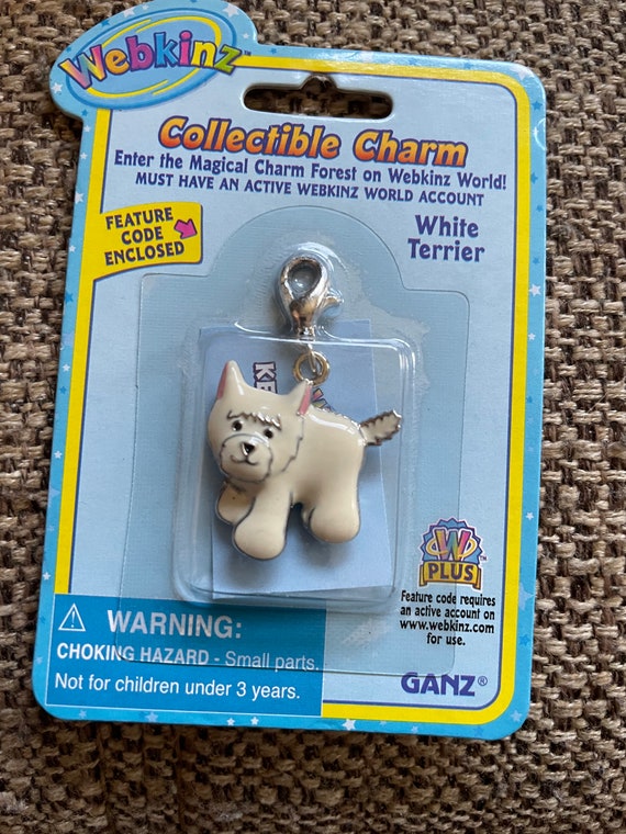 Vintage Ganz Webkinz Collectible Charm white | Etsy