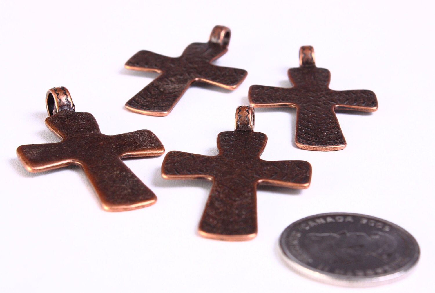Cross Charm Antique Copper Cross Pendant Religious Pendant - Etsy