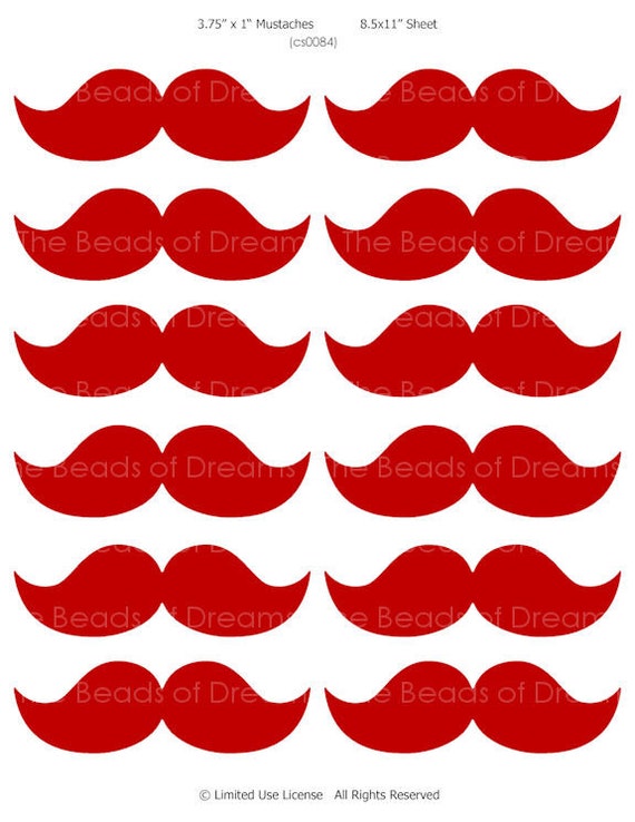 Bigotes Grandes Imprimibles Plantillas De Bigotes Para Imprimir