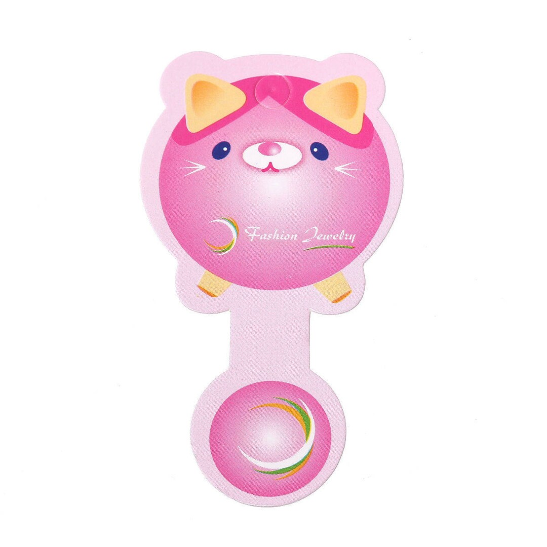 Pink Cat Jewelry Display Cards - Necklace Display Cards - Fashion ...