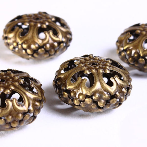 Flat Round Beads - Etsy