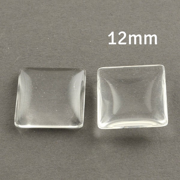 Clear Glass Cabochon - Etsy