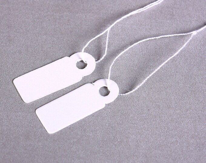 White Parcel Tags With String White Parcel Tags White Parcel - Etsy