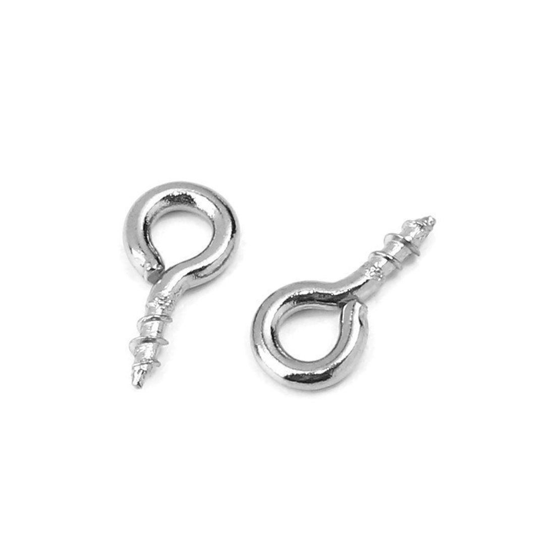 Stainless Steel Screw Eyes Bails Top Drilled Finding Stainless Steel ...