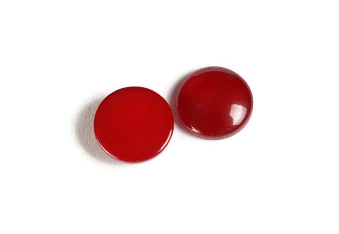 12mm Red Round Cabochons Red Cabochons Imitation Cat Eye - Etsy