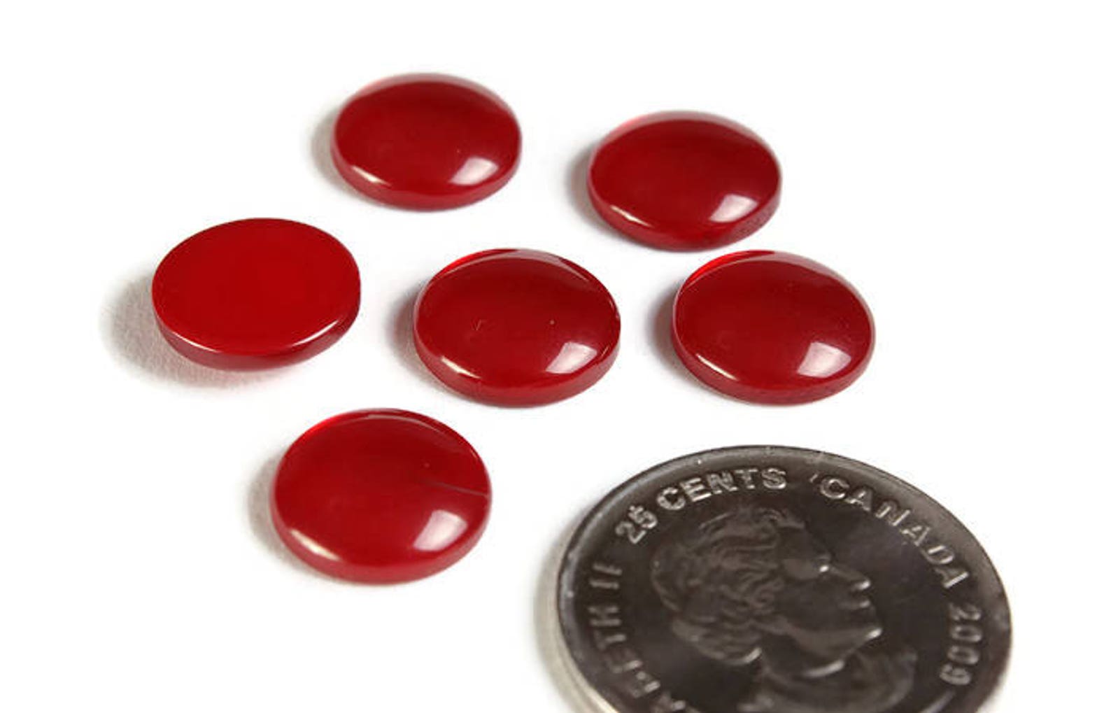 12mm Red Round Cabochons Red Cabochons Imitation Cat Eye - Etsy