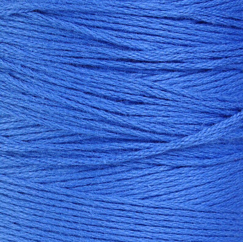 1mm Blue Cotton Cord 1mm Twisted Thread Macrame Cord - Etsy