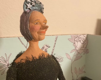 Vintage Santos Cage Doll Ornament. Beautiful Reproduction of the ...