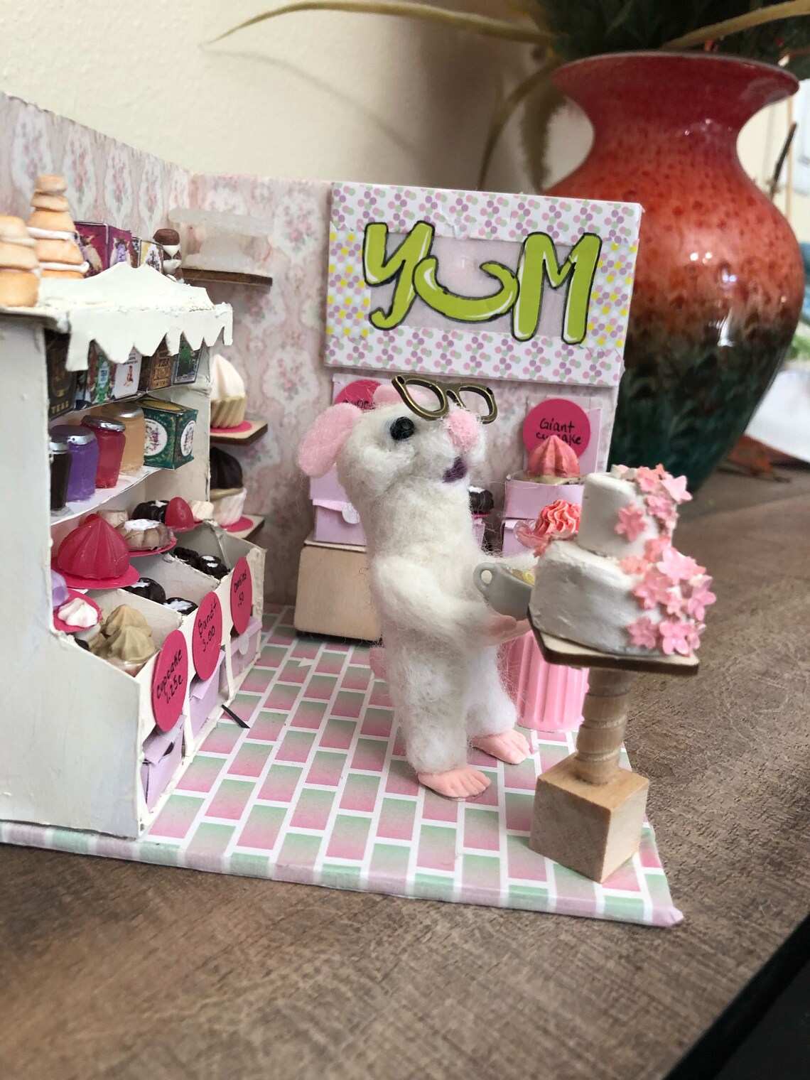 Miniature Mouse Diorama Bakery Scene - Etsy