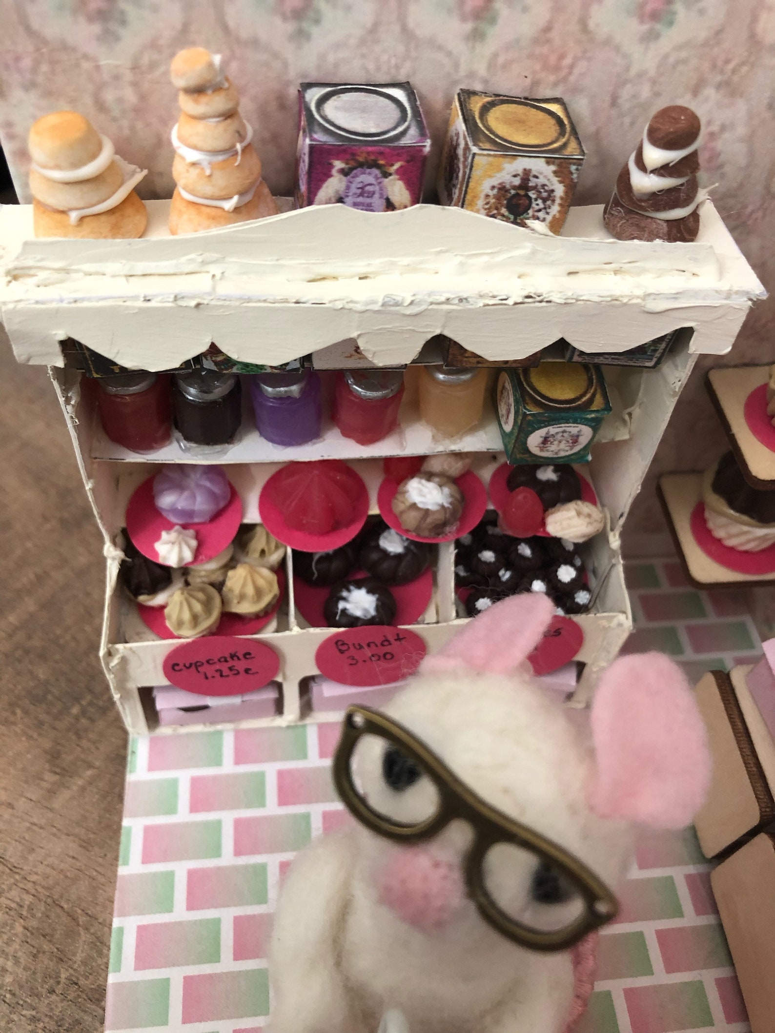 Miniature Mouse Diorama Bakery Scene - Etsy