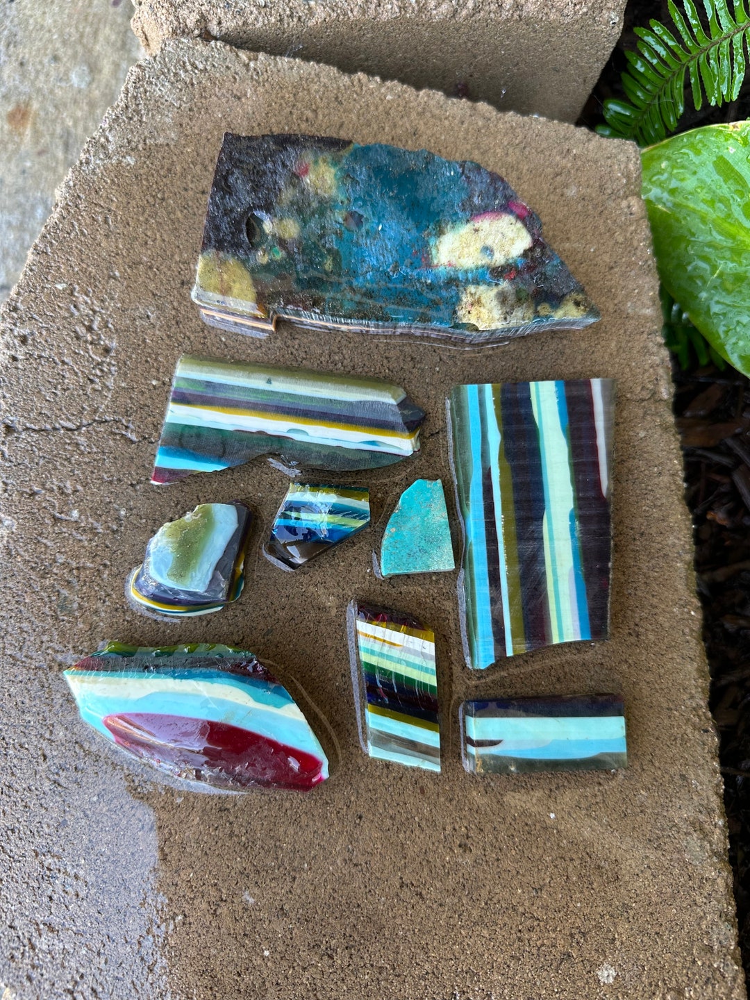 Lapidary Slab Lot. Rock Slabs. Raw Surfite Lot #A12. Rock Hound ...