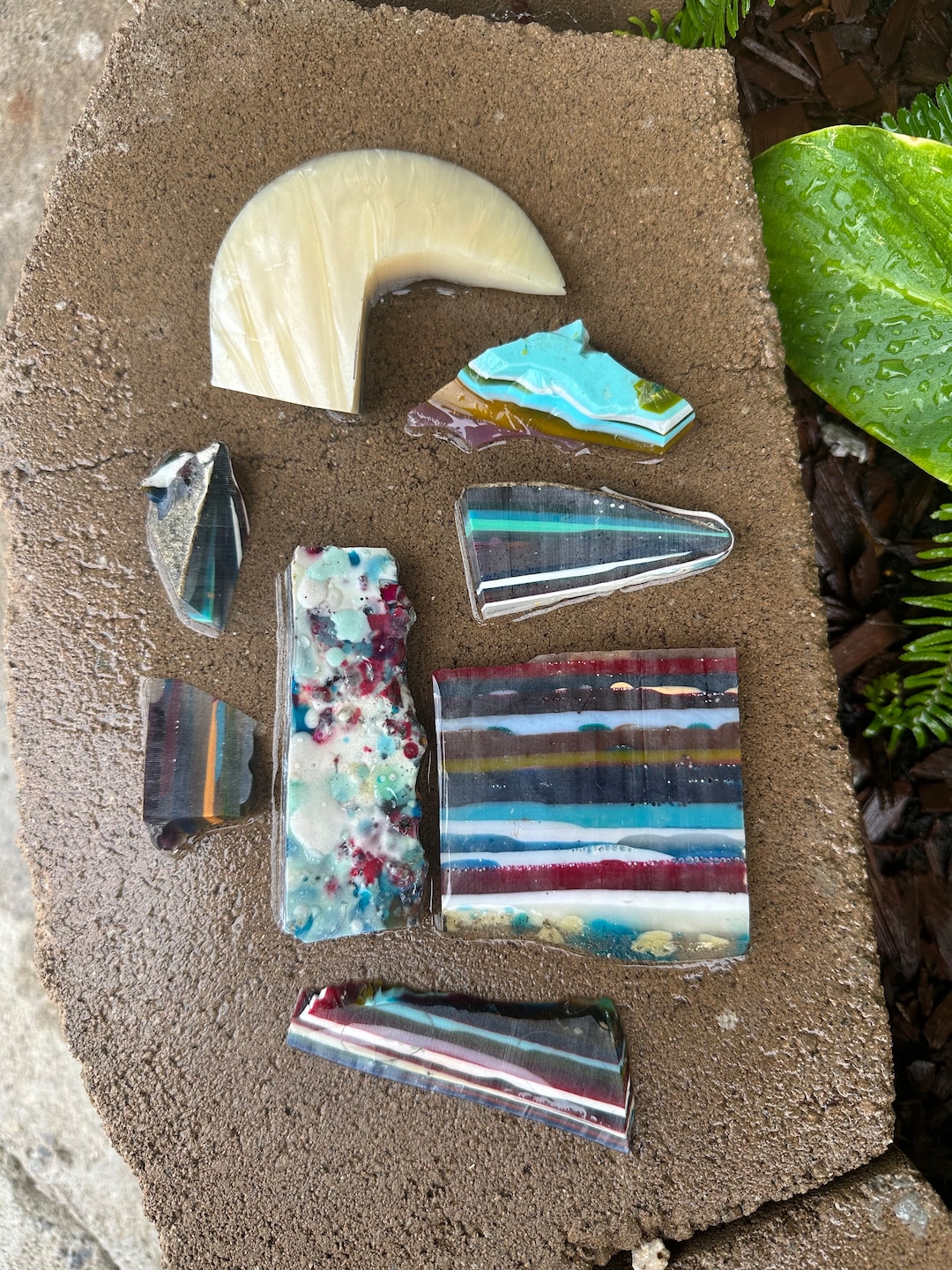 Lapidary Slab Lot. Rock Slabs. Raw Surfite/bowlerite Lot #21. Rock ...