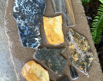Lapidary Slab Lot. Rock Slabs. Mixed Slab Lot #18. Rock Hound. Bargain ...