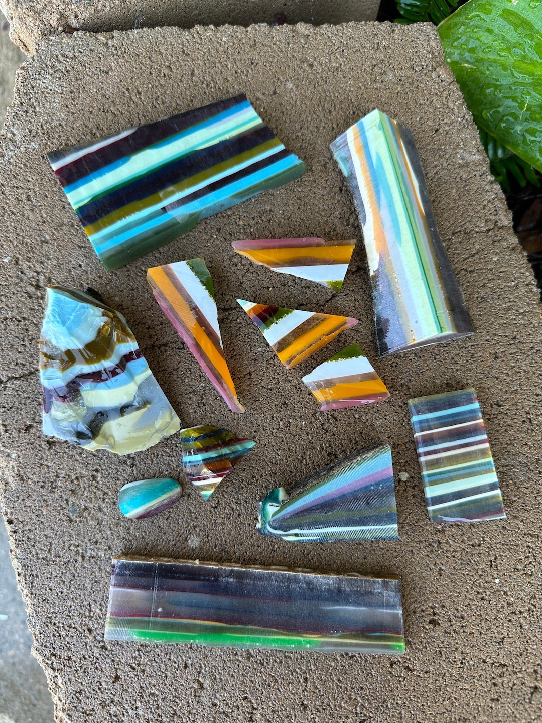 Lapidary Slab Lot. Rock Slabs. Raw Surfite Lot #A2. Rock Hound ...