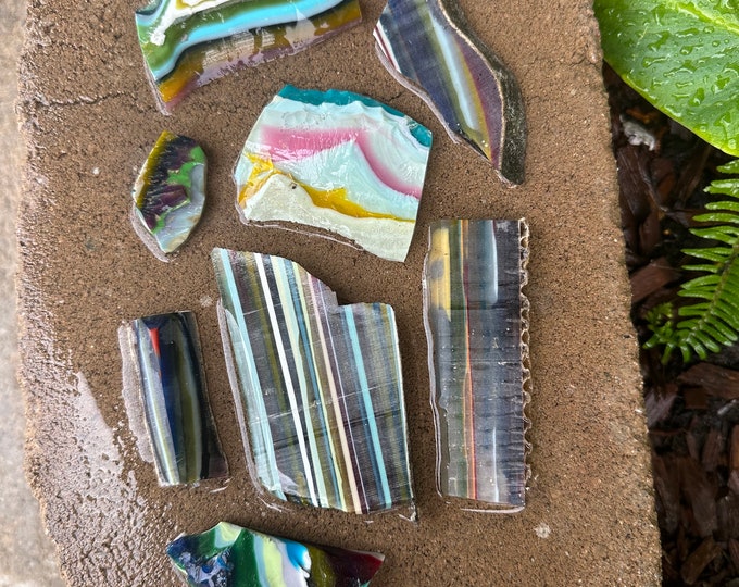 Lapidary Slab Lot. Rock Slabs. Raw Surfite Lot #24. Rock Hound ...