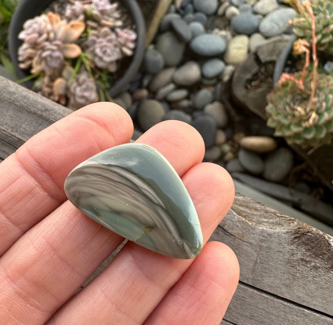 Gorgeous Imperial Jasper Cabochon. Royal Imperial Jasper. Long Organic ...