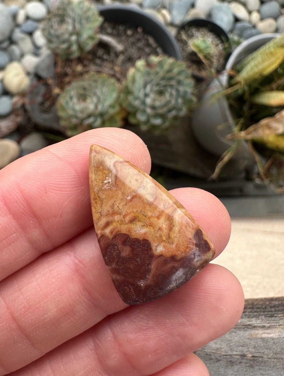 Wave Dolomite Cabochon. Rolling Hills Dolomite. Desert Sandstorm ...