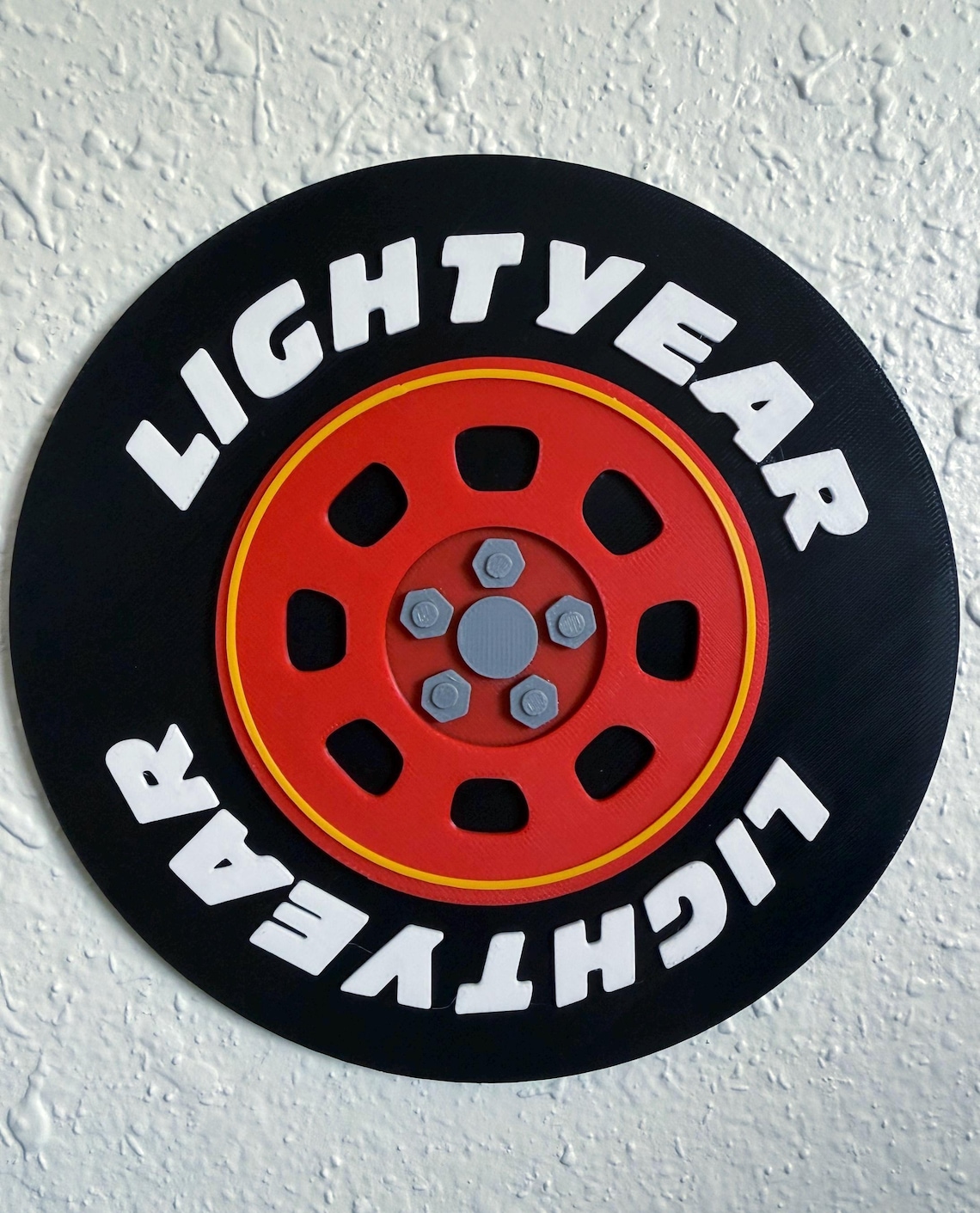 Cars Lightyear Tire Wall Sign | Tire Wall Sign | Toddler Room Decor ...