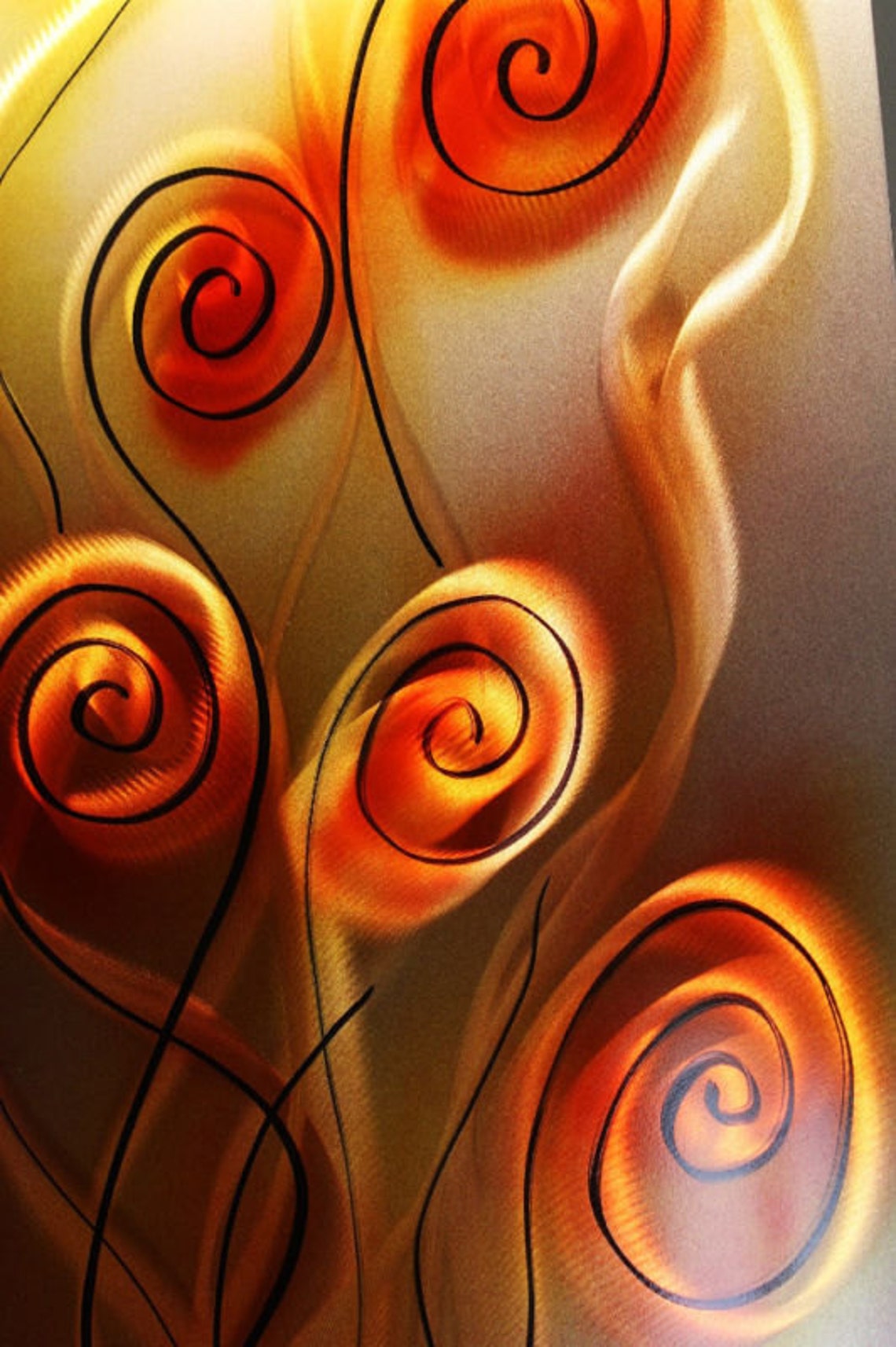 Alex Kovacs Metal Wall Art Sculpture Painting, Wall Decor, Home Decor ...