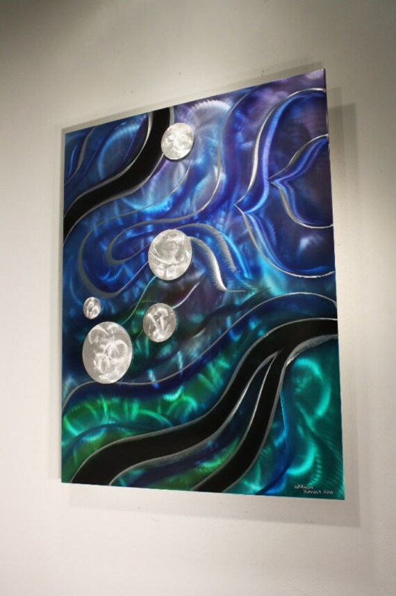 Alex Kovacs Metal Wall Art Sculpture Painting Abstract Wall | Etsy