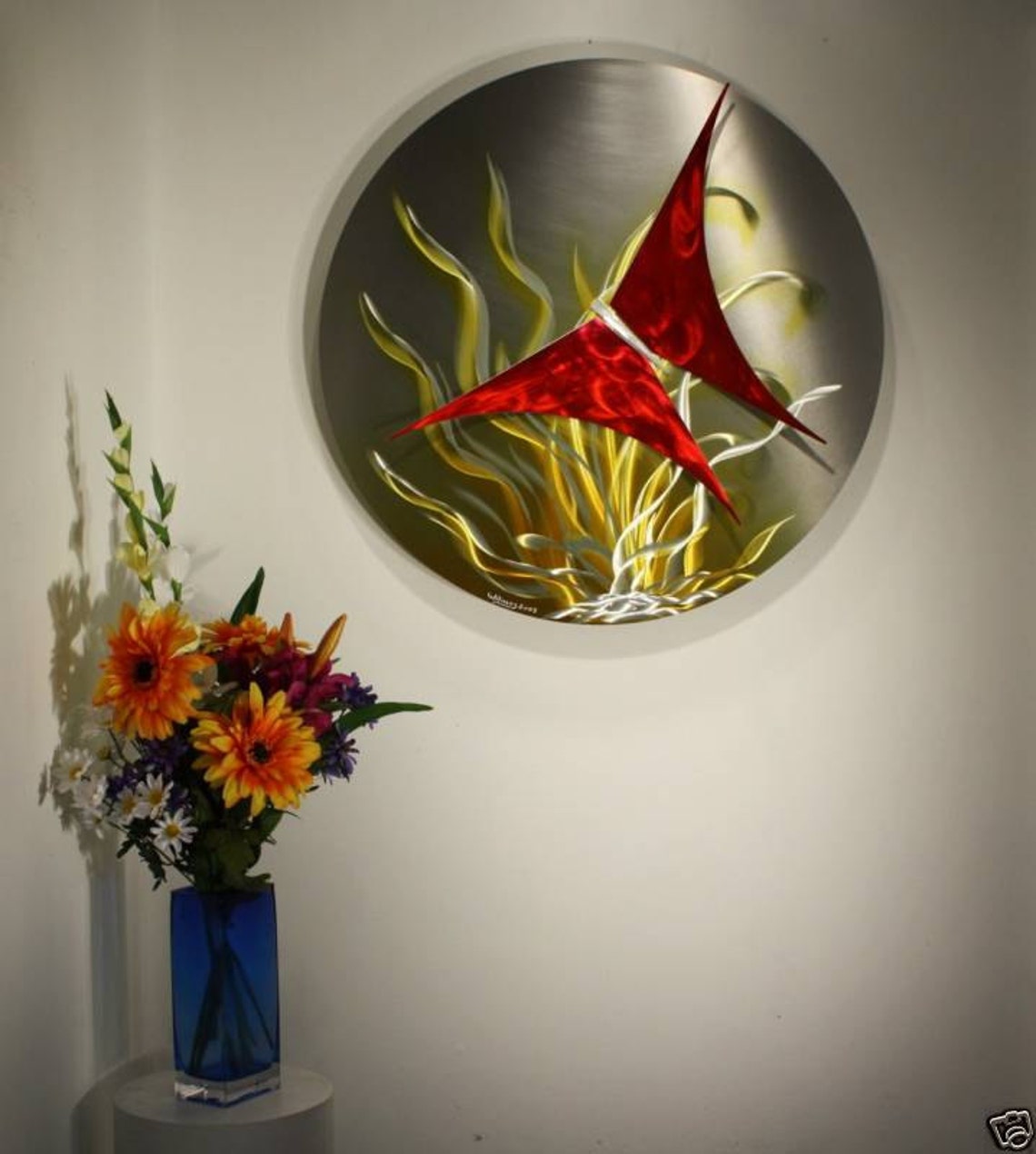Alex Kovacs Kovacs Style Abstract Art Butterfly Metal Wall - Etsy