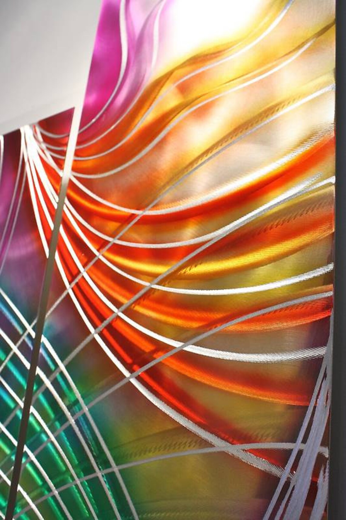 Alex Kovacs Rainbow Metal Wall Art, Home Decor, Metal Sculpture ...