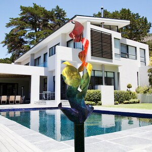 Alex Kovacs In-outdoor Metal Sculpture Modern Abstract Rainbow Art ...
