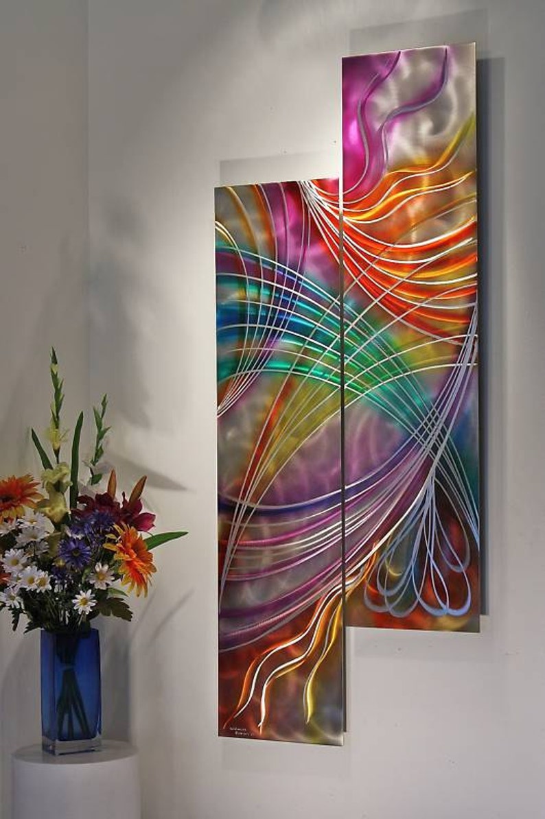 Alex Kovacs Rainbow Metal Wall Art, Home Decor, Metal Sculpture ...