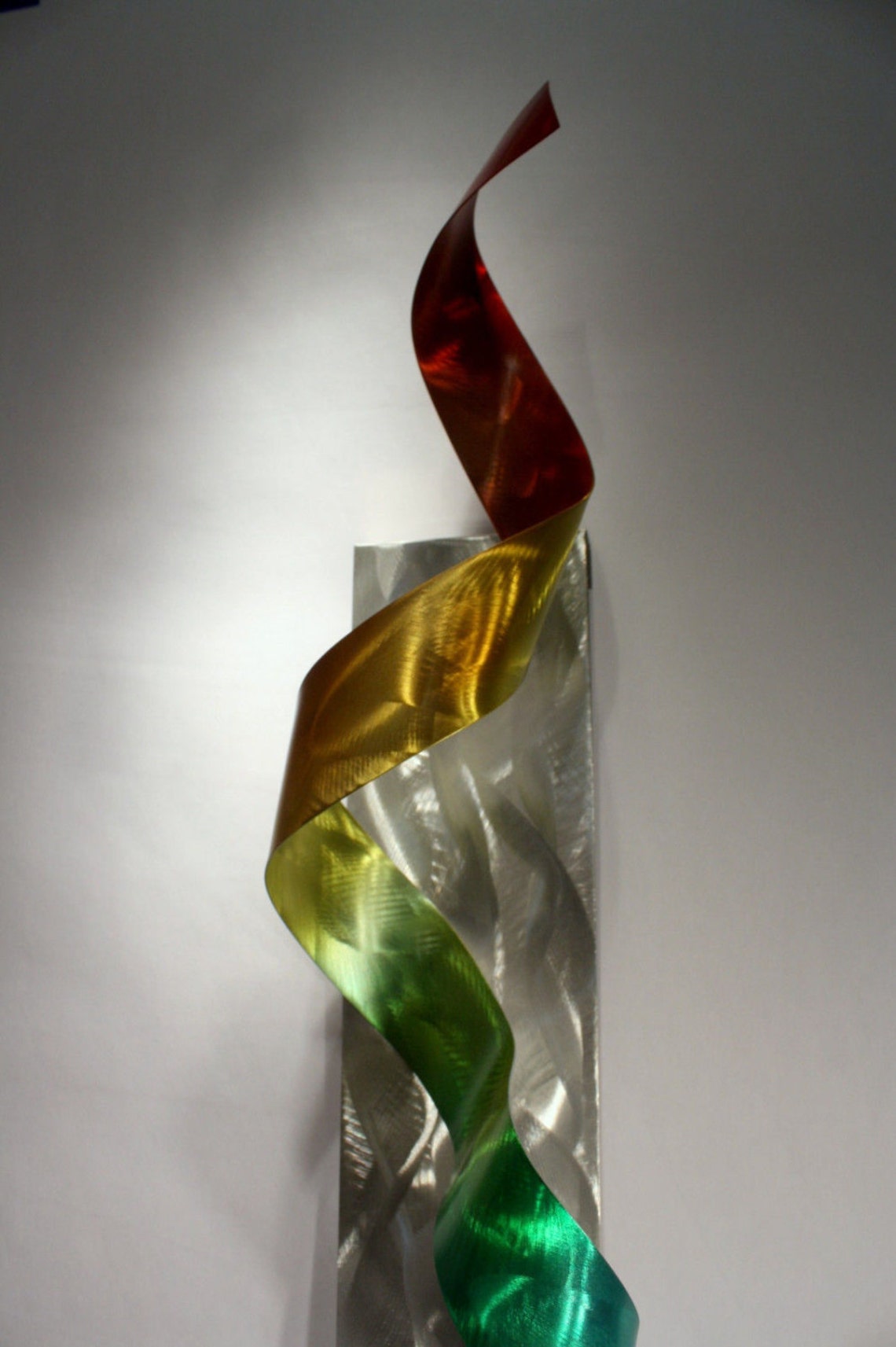 Alex Kovacs Abstract Metal Wall Sculpture Modern Rainbow Decor - Etsy