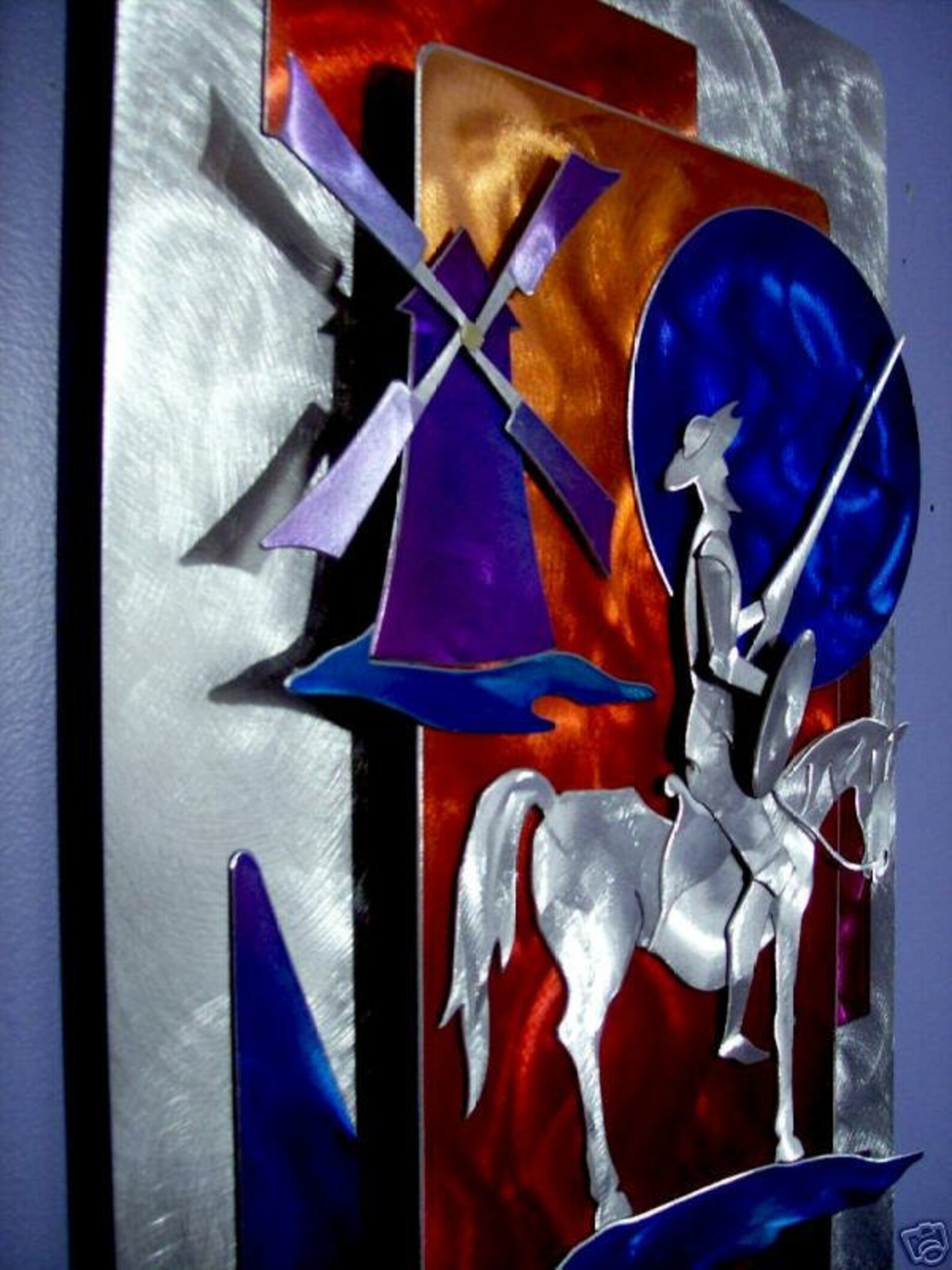 Don Quixote Metal Wall Art Painting Sculpture Decor, Design by NY ...