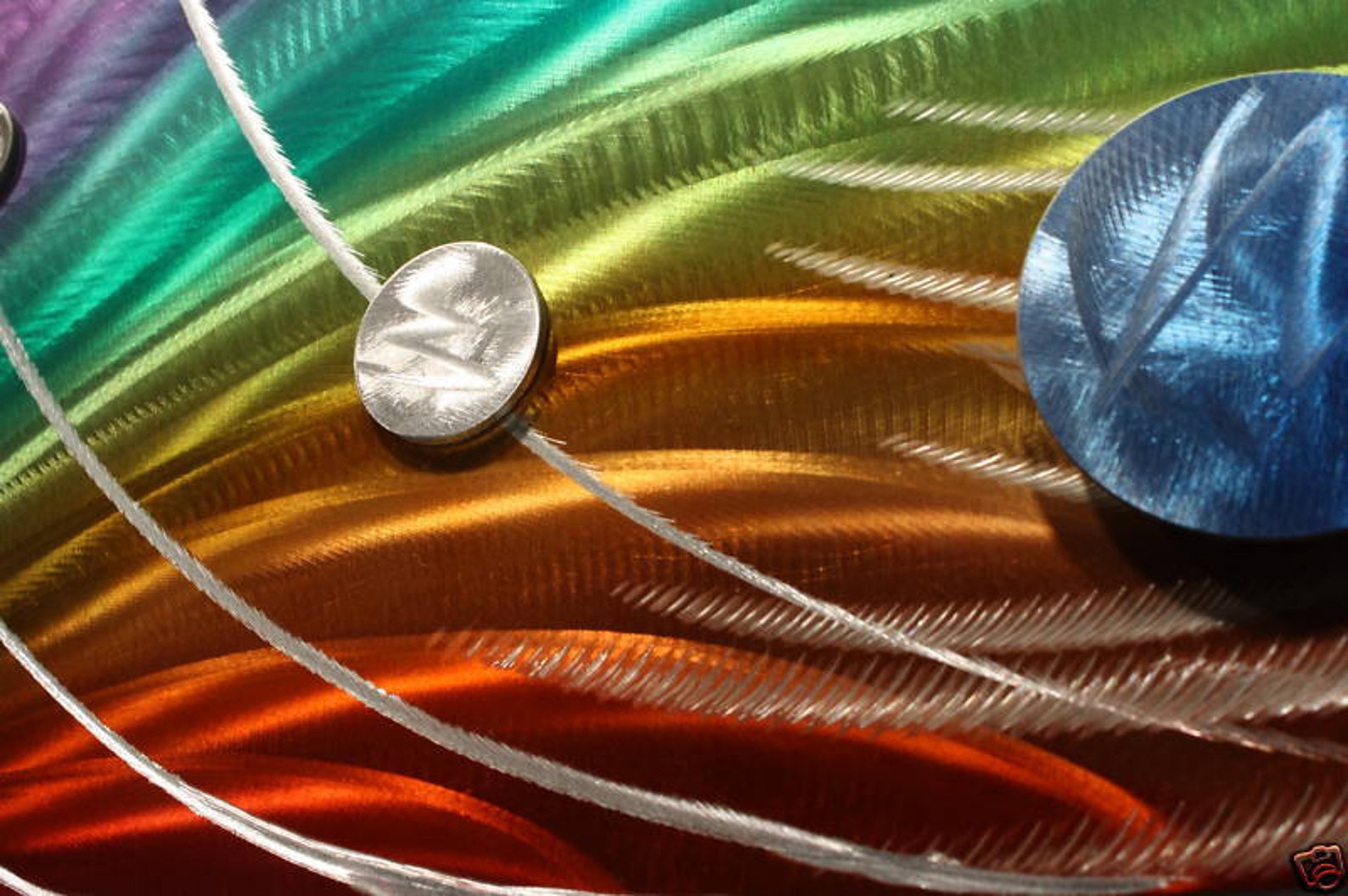 Rainbow Art Abstract Metal Wall Art Sculpture Design by NY - Etsy