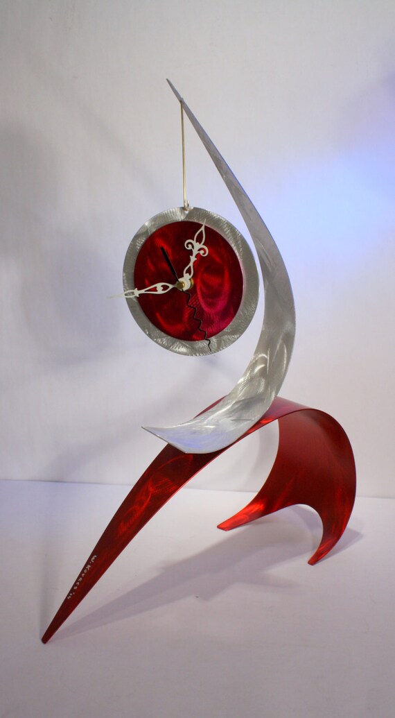 Alex Kovacs Metal Art Table Sculpture Abstract Painting on | Etsy