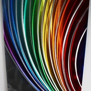 Rainbow Art Painting, Metal Wall Art, Wall Decor, Design by Alex Kovacs ...