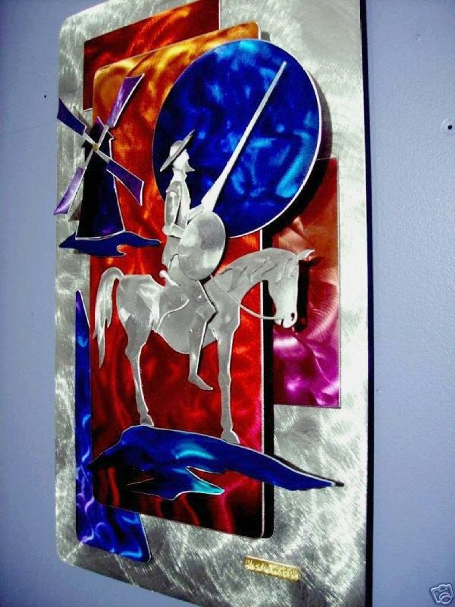 Don Quixote Metal Wall Art Painting Sculpture Decor, Design by NY ...