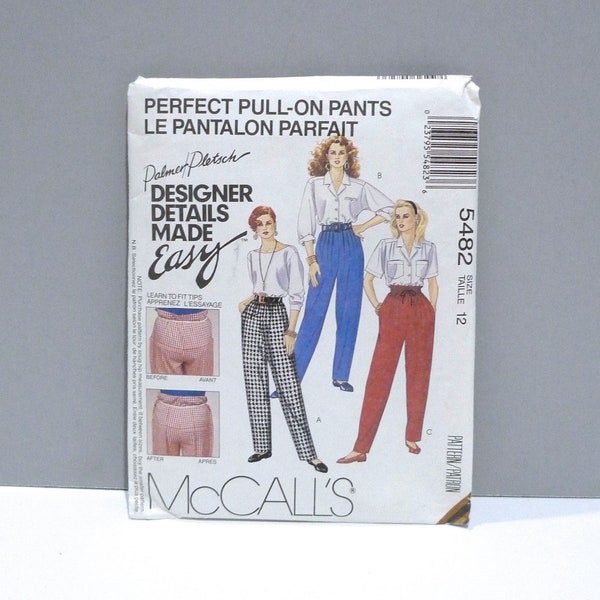 1980s Pants Pattern - Etsy