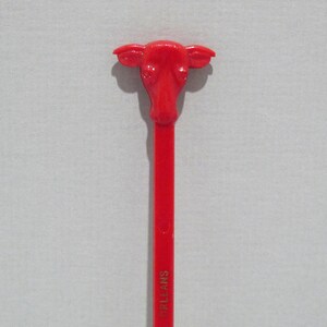 Rib Room - the Royal Orleans Hotel Swizzle Stick With Steer / Cow ...