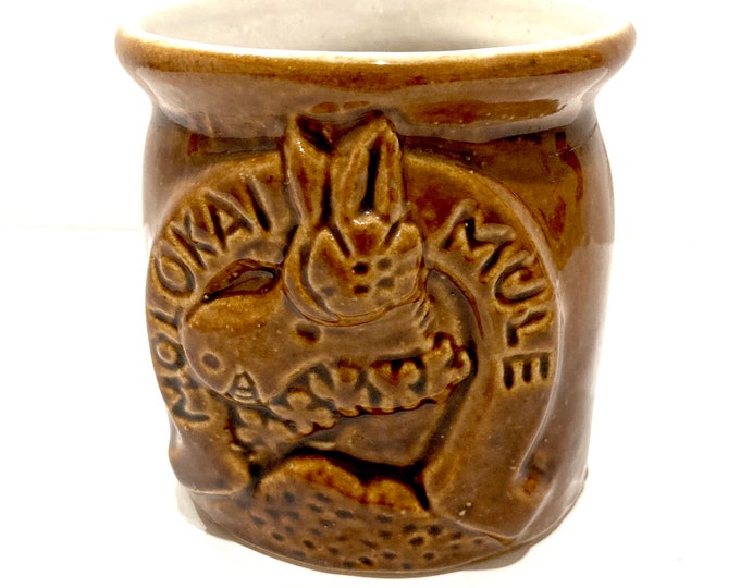 Molokai Mule Tiki Mug 70s - Daga Sheraton Kauai Hawaii Cup / Hawaiian ...