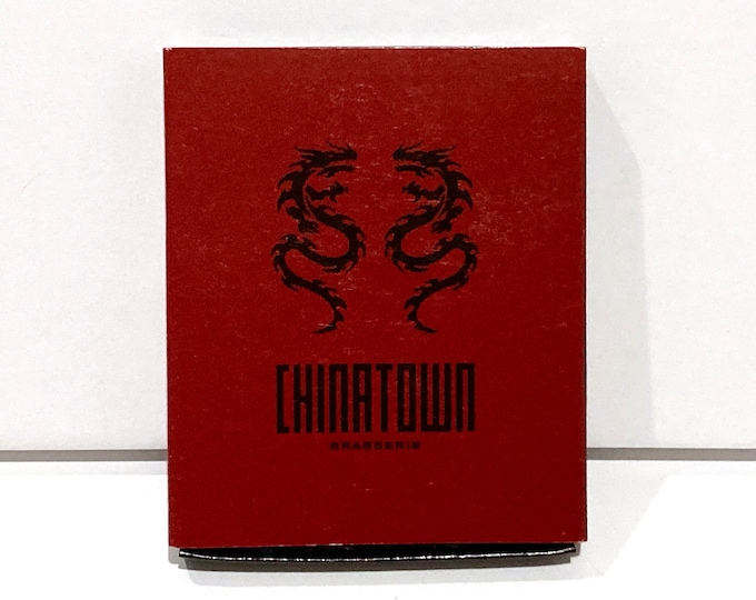 Chinatown Brasserie Restaurant - Matchbox Souvenir - Vintage 2000's ...