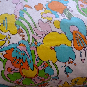 Peter Max Bedspread Vintage Twin Bed Psychedelic Textile | Etsy
