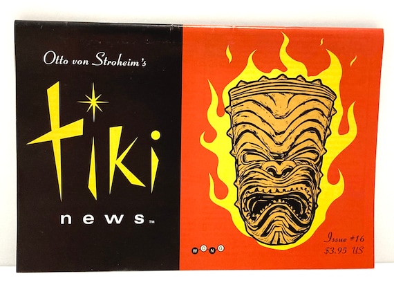 Tiki News Exotica Newsletter Zine Mature Readers Vintage 2000 - Etsy