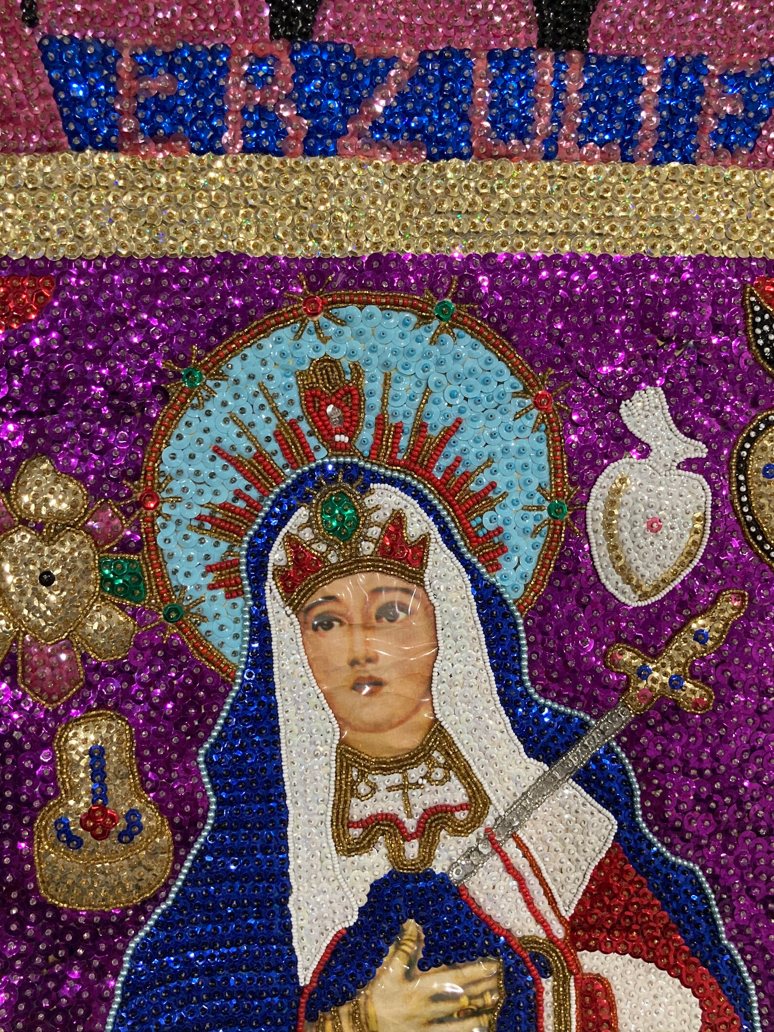 Haitian Voodoo Flag Erzulie Freda Original Artwork Edgar | Etsy