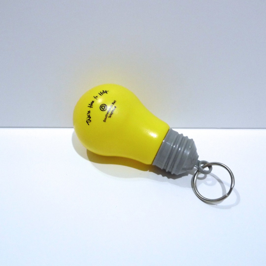 Southwestern Bell Telephone Lightbulb Keychain We're Here for Life 60s ...