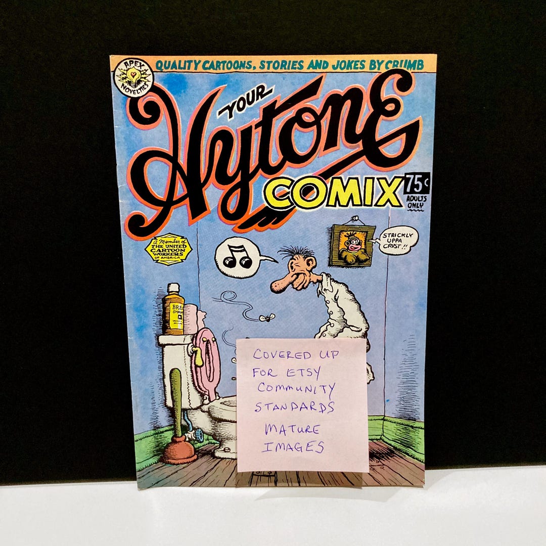 R. Crumb Your Hytone Comix - 6th Printing Vintage 1971 Apex Novelties ...