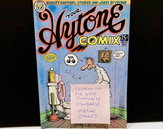 R. Crumb Your Hytone Comix - 6th Printing Vintage 1971 Apex Novelties ...