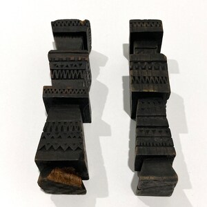 Peruvian Wood Carving Set - 3 Hand Carved Wooden Inca Statues Vintage ...